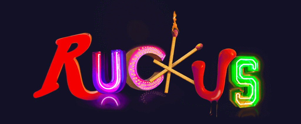 Ruckus logo Desktop Banner - Zero Budget Agency